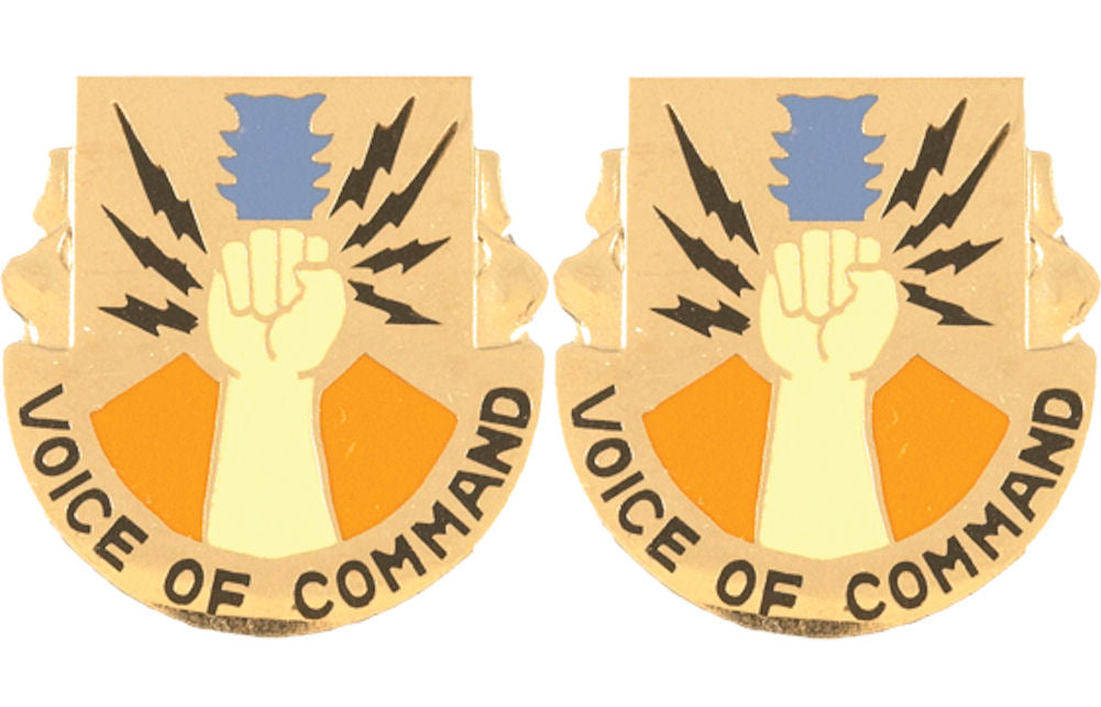 13th Signal Battalion Distinctive Unit Insignia - VOICE OF COMMAND