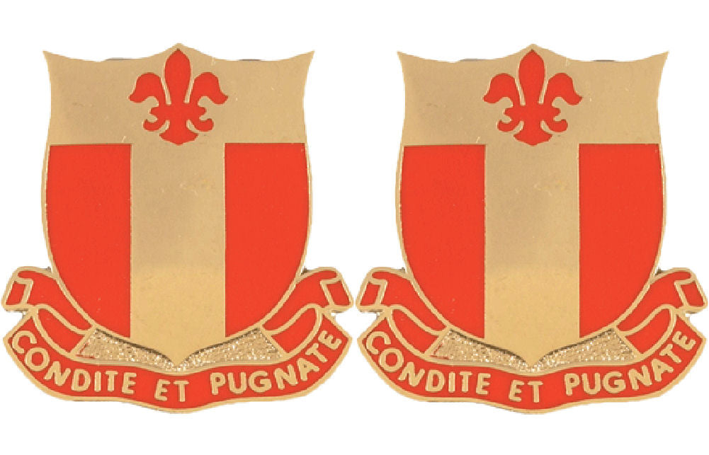 20th Engineering Battalion Distinctive Unit Insignia - Pair - Condite