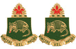 35th Armor Distinctive Unit Insignia - Pair - VIncere Vel Mori