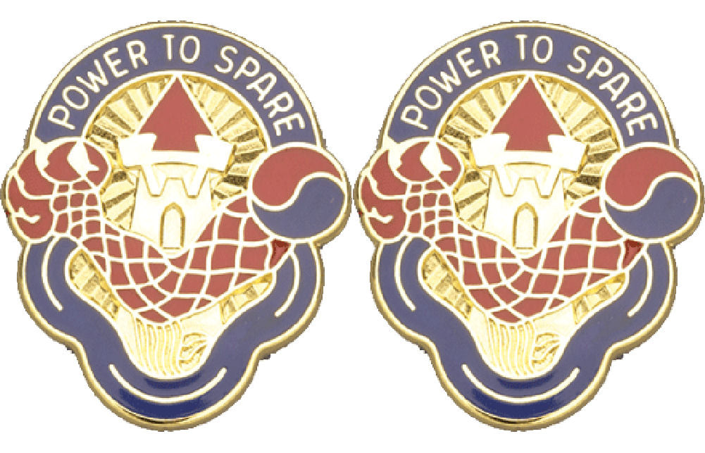 59th Ordnance Brigade Distinctive Unit Insignia - Pair - Power To Spar