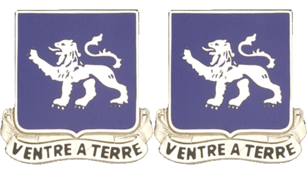 68th Armor Distinctive Unit Insignia - Pair - Ventre A Terre