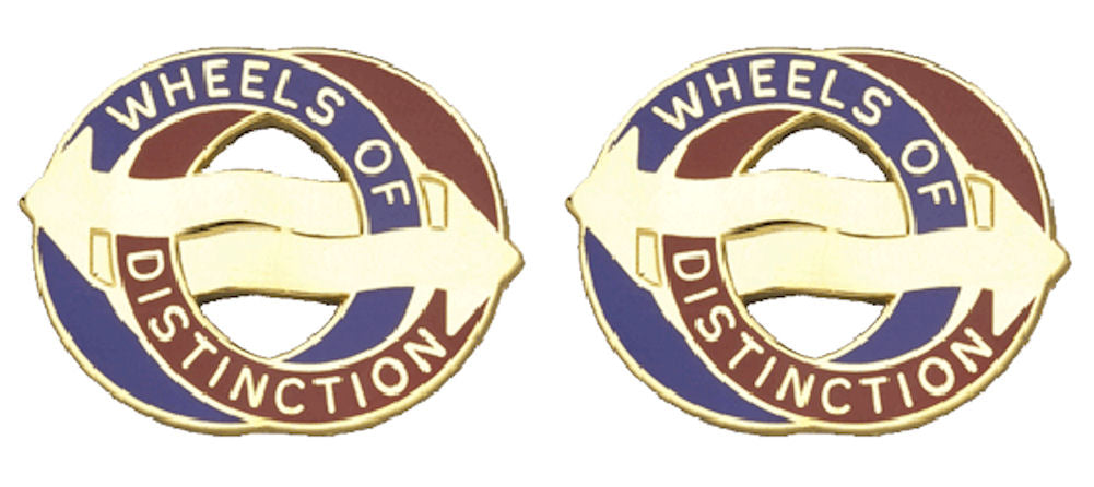 68th Support Battalion Distinctive Unit Insignia - Pair - Wheels Of Di
