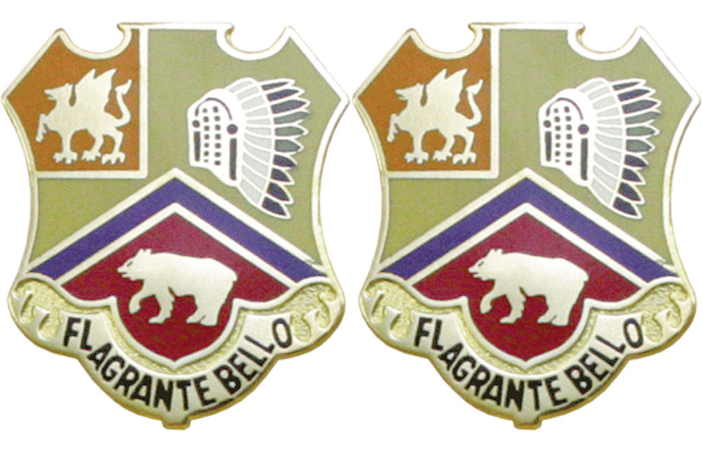 83rd Field Artillery Distinctive Unit Insignia - Pair - Flagrante Bell
