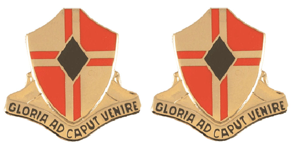 92nd Engineering Battalion Distinctive Unit Insignia - Pair - Gloria A