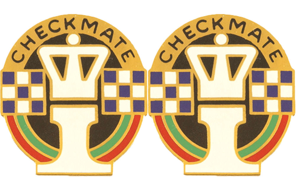 99th Regional Support Command Distinctive Unit Insignia - Pair - Check