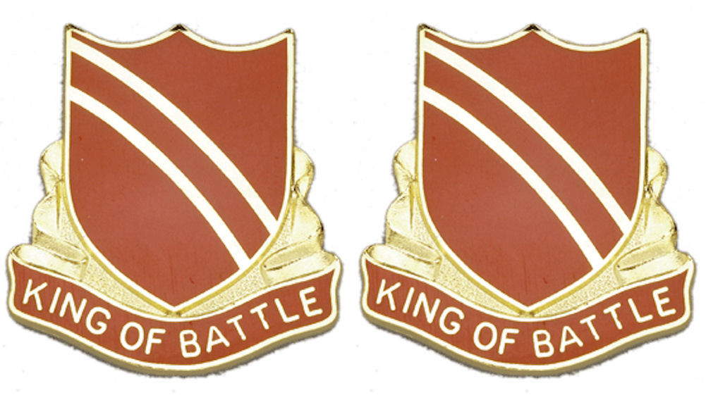 108th Regiment Distinctive Unit Insignia - KING OF BATTLE