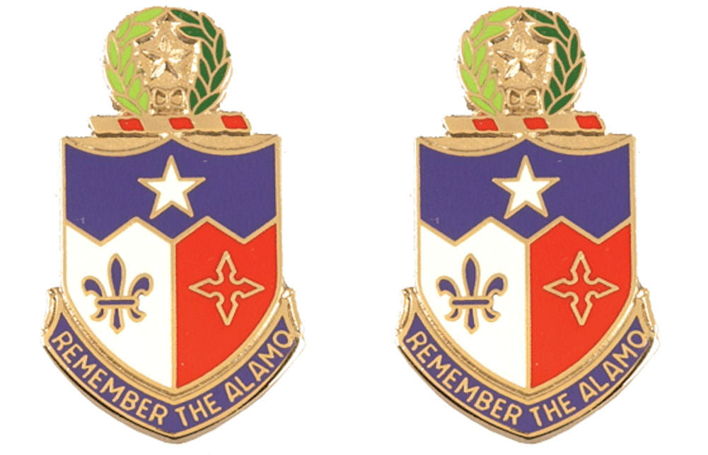 141st Infantry Distinctive Unit Insignia - REMEMBER THE ALAMO