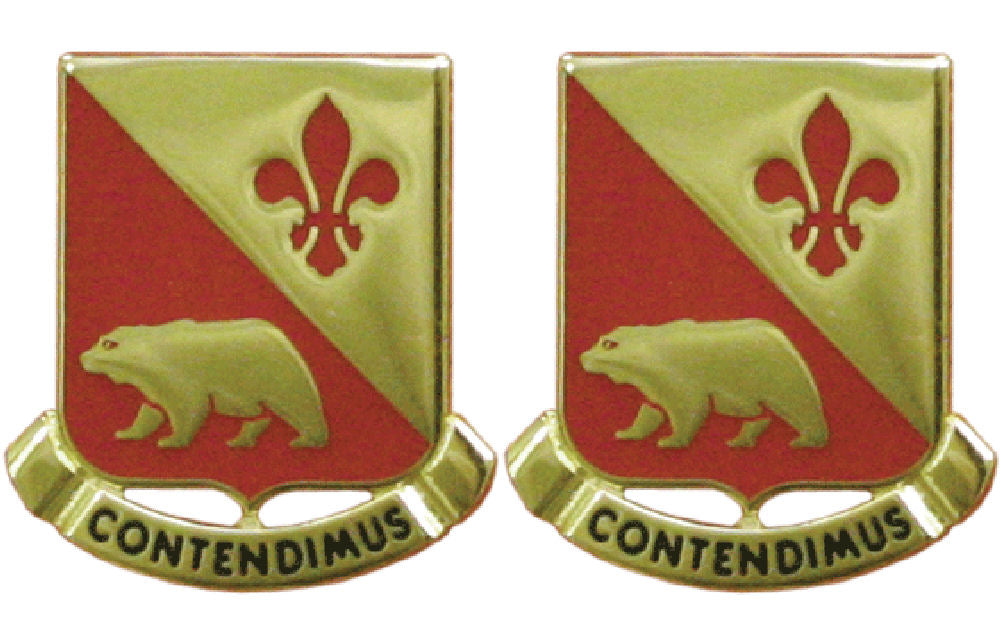 144th Field Artillery Distinctive Unit Insignia - CONTENDIMUS