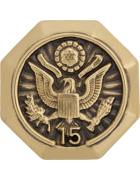 Length of Service Button 15 Years Lapel Pin | U.S. Military Lapel Pins