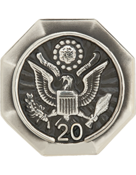 Length of Service Button 20 Years Lapel Pin | U.S. Military Lapel Pins
