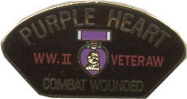 WWII Purple Heart Metal Pin - CLEARANCE!
