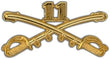 11th Cavalry Large Pin
