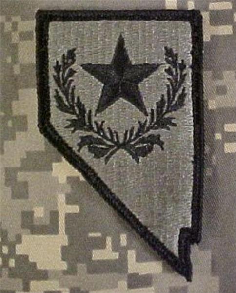 Nevada National Guard ACU Patch with Hook Fastener