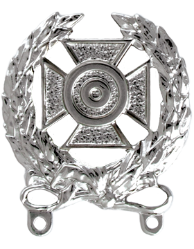 U.S. Army Expert Badge - Bright Silver or Silver Oxide Finish