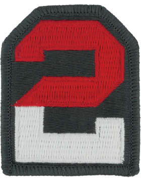 2nd Army Patch - Full Color Dress Patch