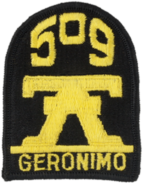 509th Infantry Patch - GERONIMO