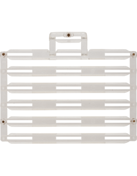 Plastic Ribbon Bar Holder with 1/8 inch Gap - 19 Ribbons