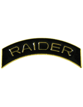 ROTC Metal Arc Tab RAIDER