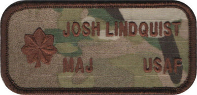 Air Force ABS-G Multicam Badge