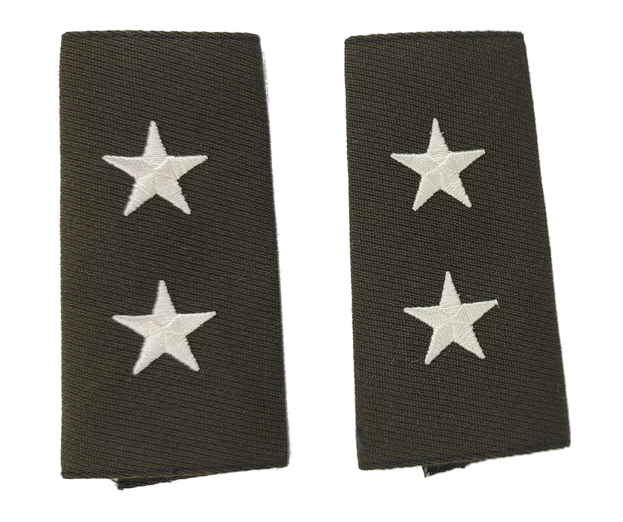 AGSU Army Epaulets - Shoulder Boards O-8 MAJOR GENERAL