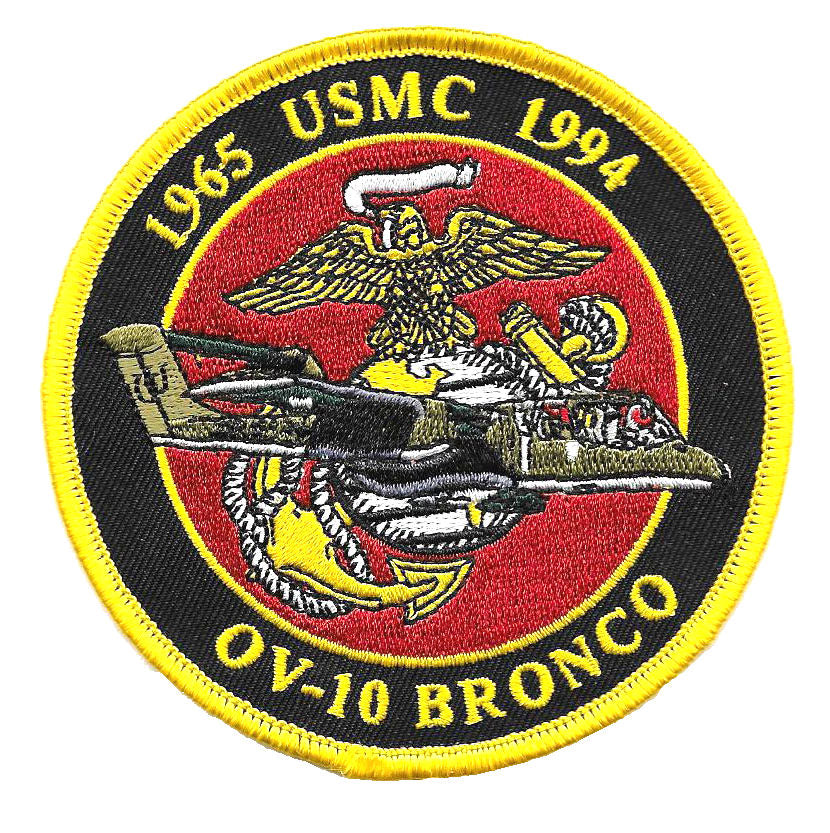 OV-10 Bronco Light Attack and Observation Aircraft - USMC Sew-On Patch