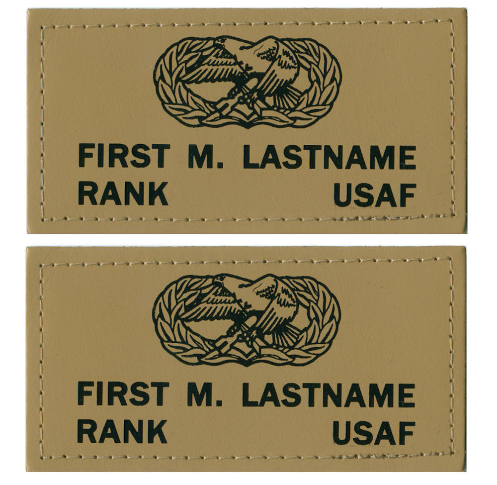 U.S. Air Force Leather Flight Badges - USAF Flight Badges