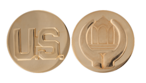 Chaplain Enlisted Collar Device Set