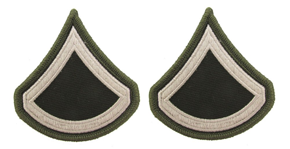 U.S. Army AGSU Chevrons Rank - Pair - Pinks and Greens