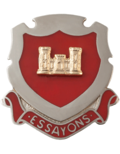 Army Regimental Crest Engineer (Essayons)