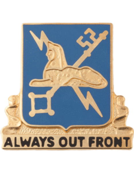 Army Regimental Crest Military Intelligence (Always Out Front)