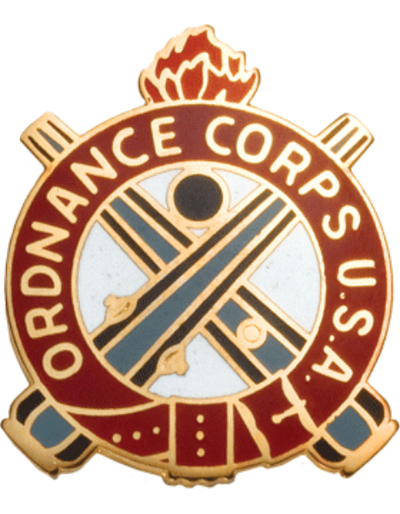 Army Regimental Crest Ordnance (Ordnance Corps U.S.A.)