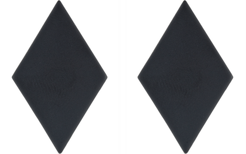 U.S. Army Black Metal ROTC Rank - Pin-on Insignia