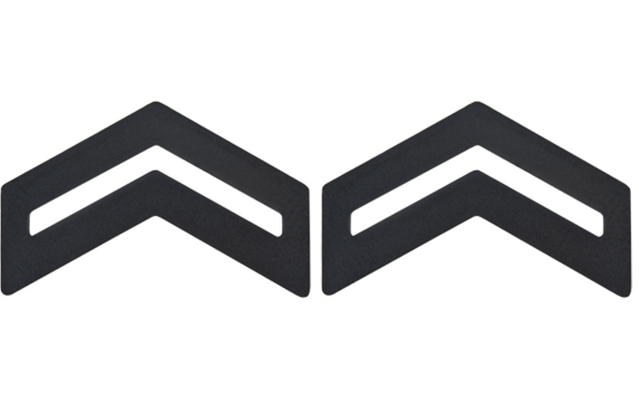 U.S. Army Black Metal ROTC Rank - Pin-on Insignia