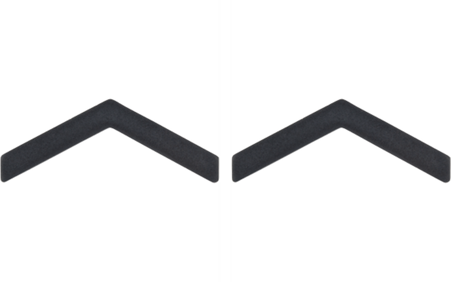 U.S. Army Black Metal ROTC Rank - Pin-on Insignia