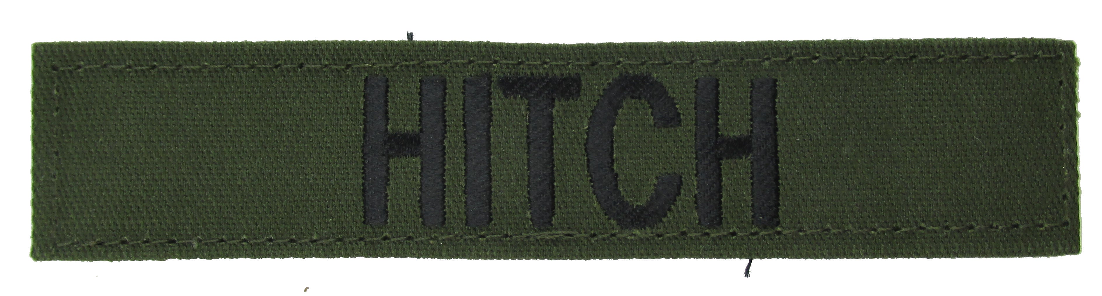 Olive Drab Name Tape with Hook Fastener - Custom Name Tapes