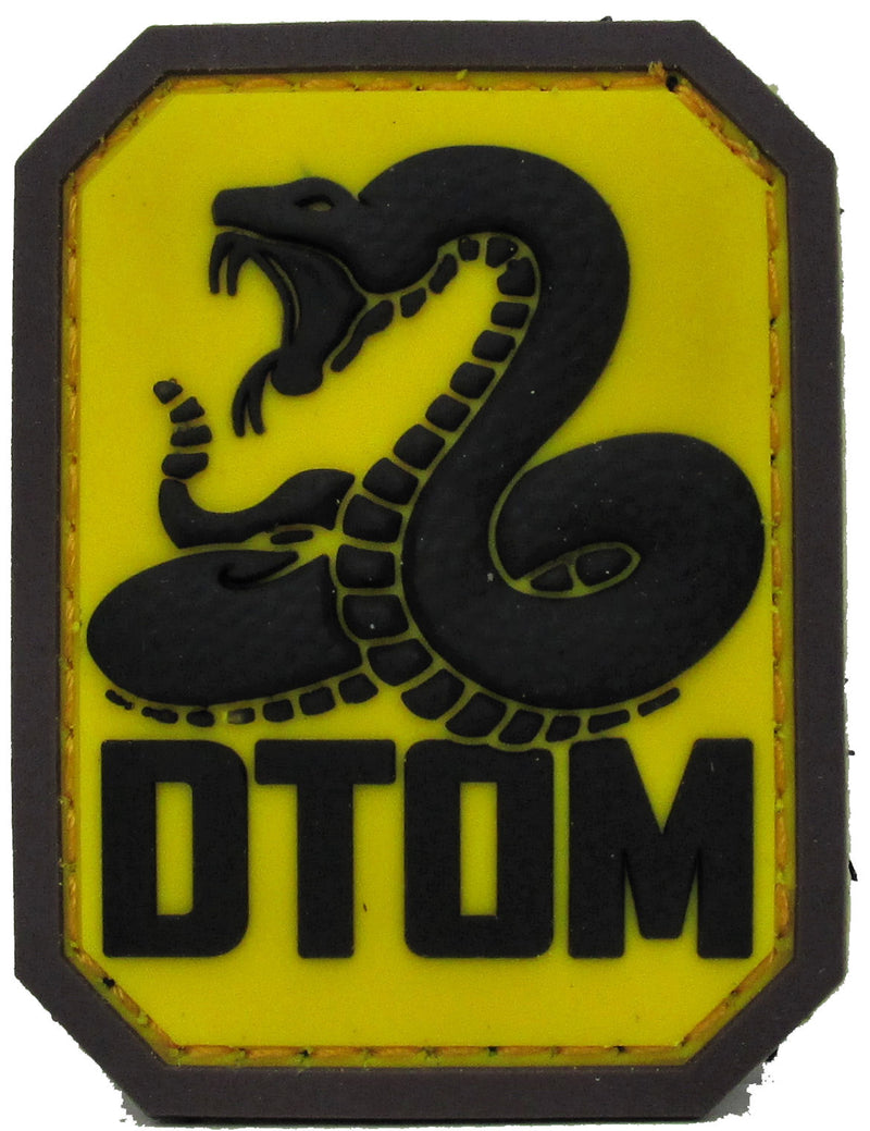 CLEARANCE - DTOM Don't Tread on Me Morale Patch PVC - Mil-Spec Monkey