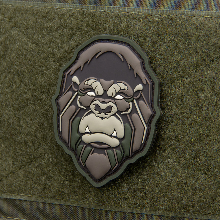 Gorilla Head Morale Patch PVC - Mil-Spec Monkey