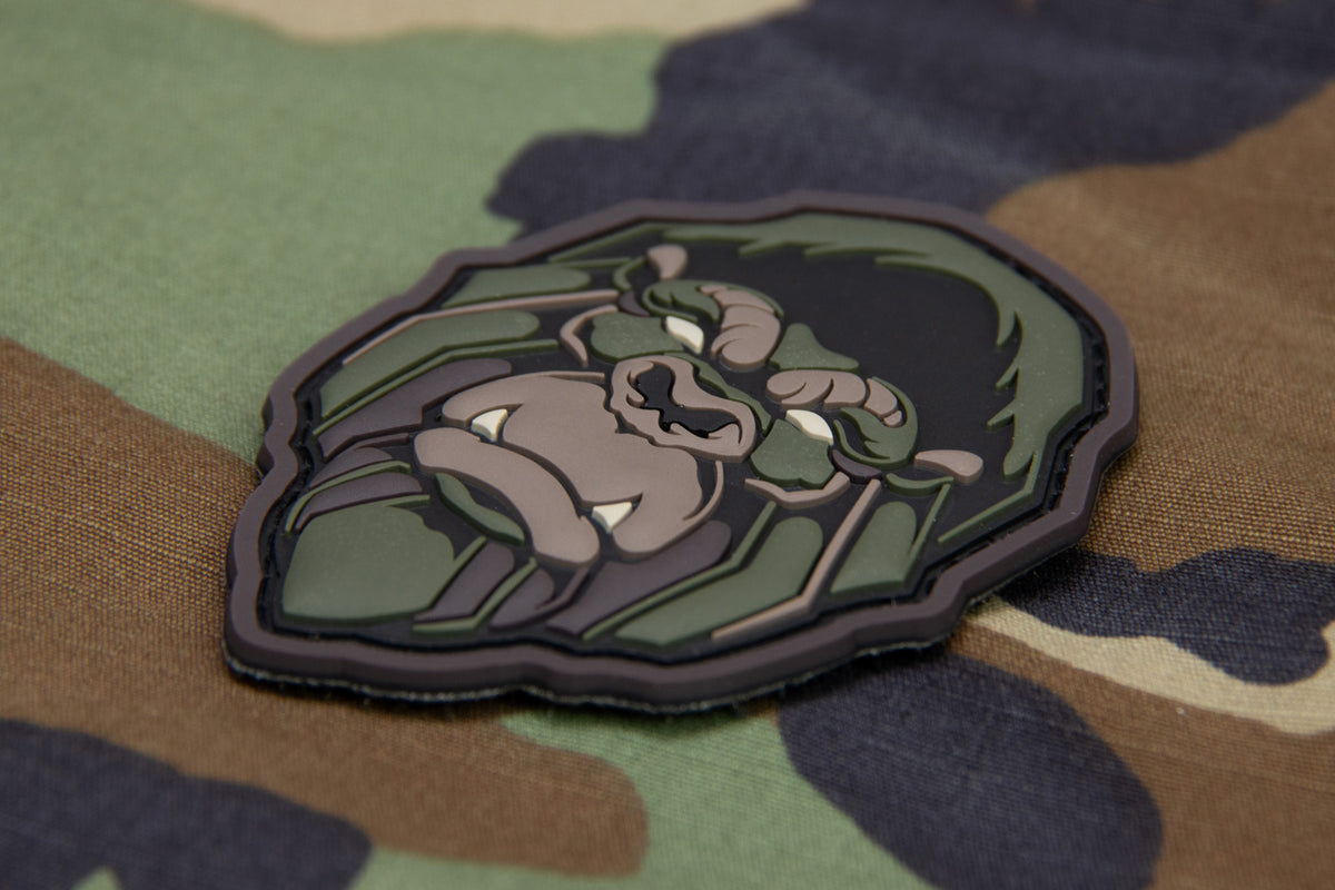 Gorilla Head Morale Patch PVC - Mil-Spec Monkey