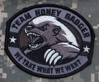 Honey Badger Morale Patch with Hook Fastener - Take What We Want