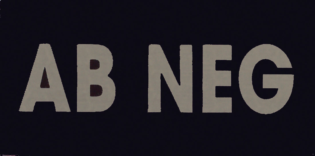 Allergy and Blood Type Patches - Tactical Blood Type Patches