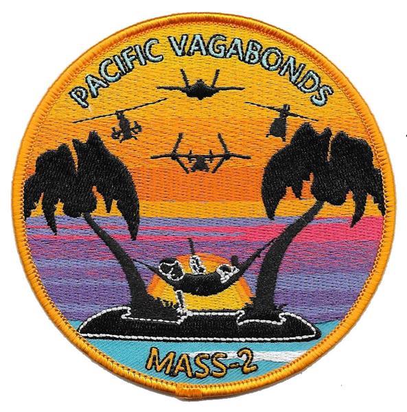 MASS-2 USMC Patch PACIFIC VAGABONDS - Marine Air Support Squadron