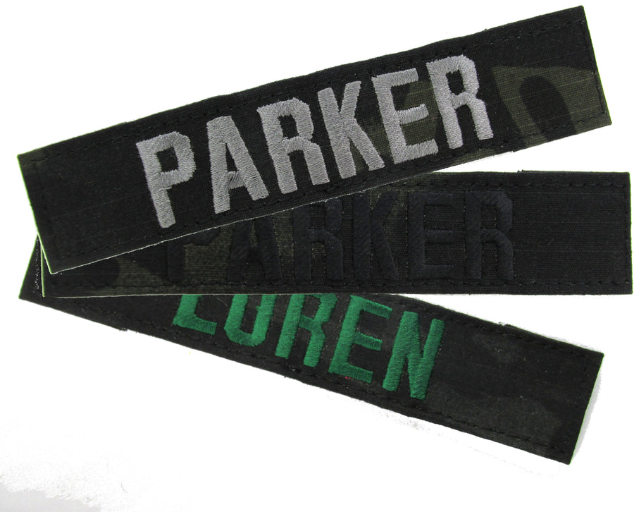 Custom Color Name Tapes | Personalized Embroidered Name Tapes