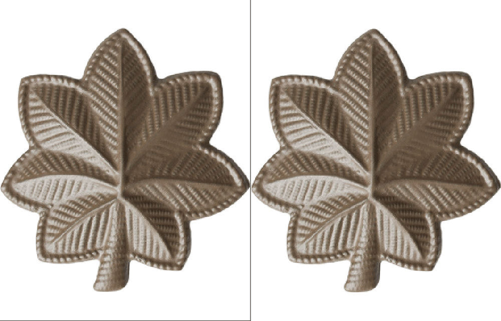 U.S. Army Black Metal Pin On Rank - Made in U.S.A.