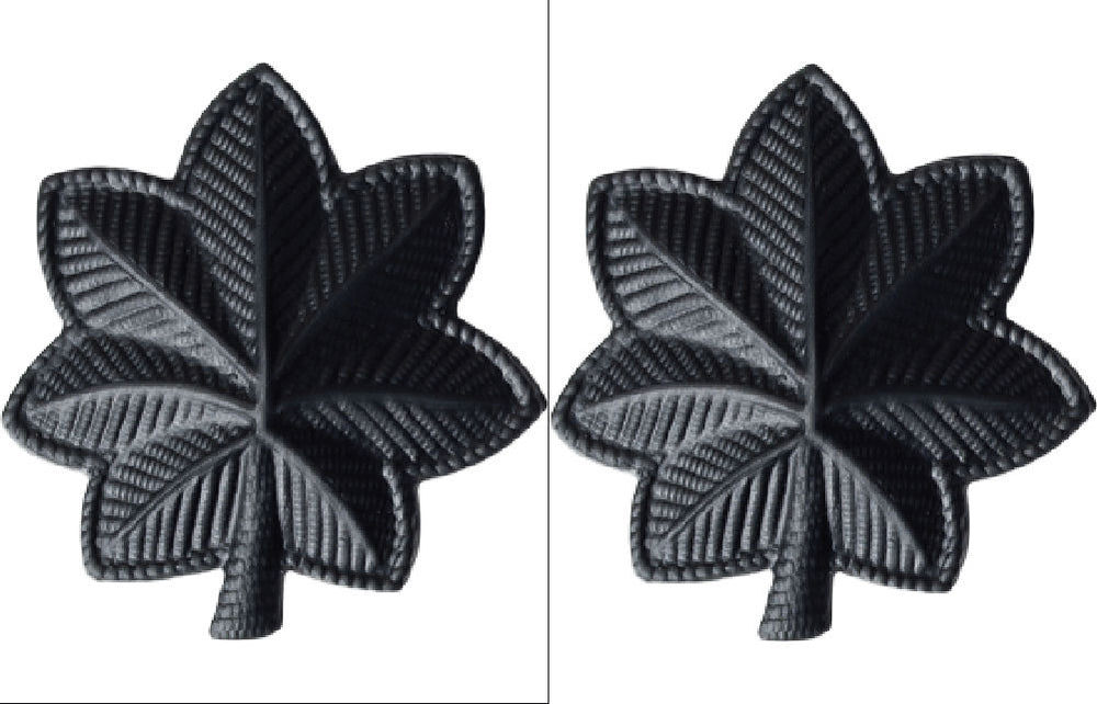 U.S. Army Black Metal Pin On Rank - Made in U.S.A.