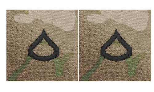 CLEARANCE 7 COLOR OCP - Army Sew-On Patrol Cap Rank (PAIR)
