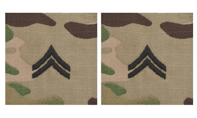 CLEARANCE 7 COLOR OCP - Army Sew-On Patrol Cap Rank (PAIR)