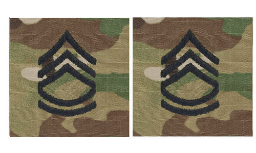 CLEARANCE 7 COLOR OCP - Army Sew-On Patrol Cap Rank (PAIR)
