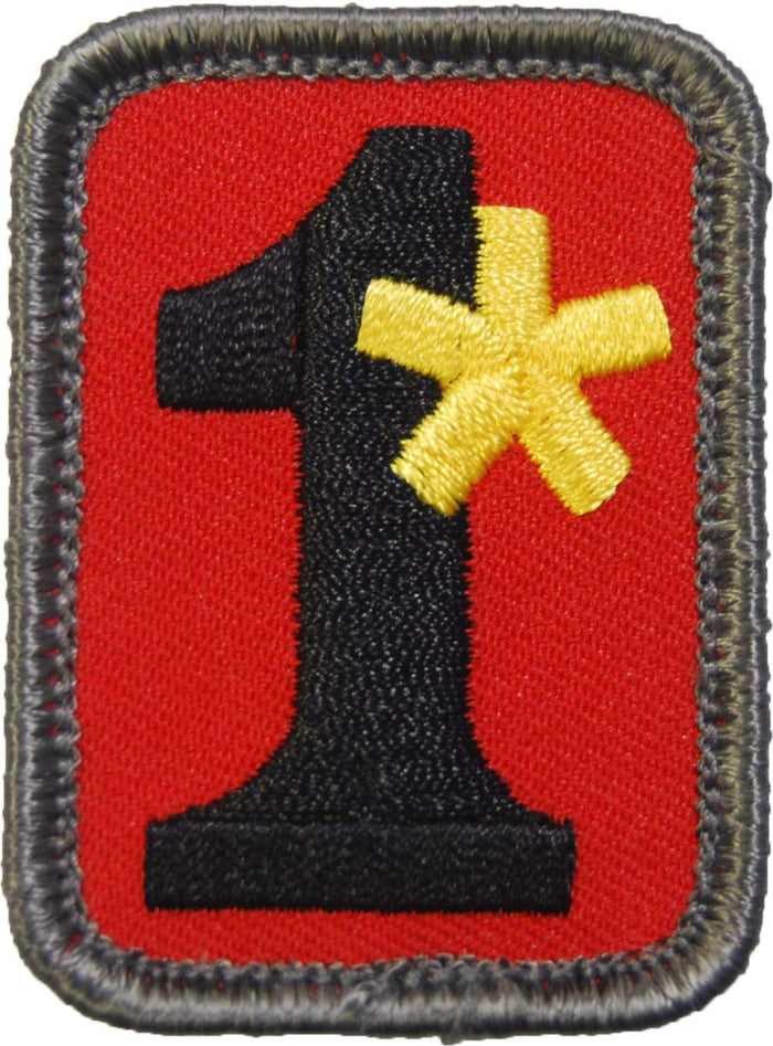 1 Asstorisk Morale Patch - 1 Asterisk Patch
