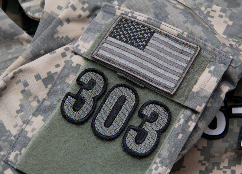 Tactical Numbers Patches with Hook Fastener - Mil-Spec Monkey