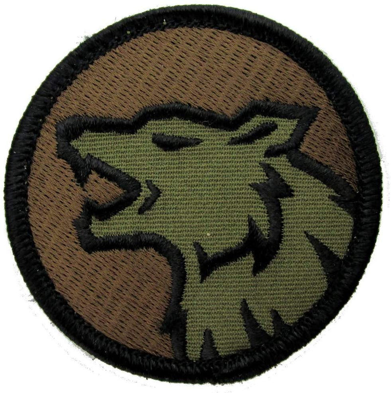 Wolf Head Patch - Hook Fastener